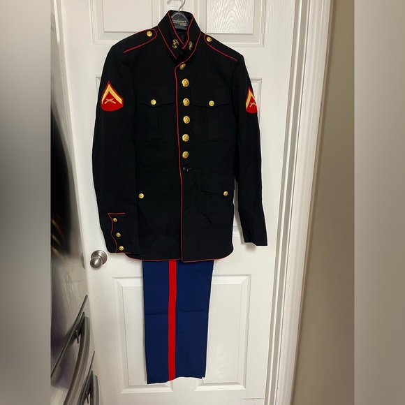 Unbranded | Jackets & Coats | Usmc Marines Corps Men Black Military ...